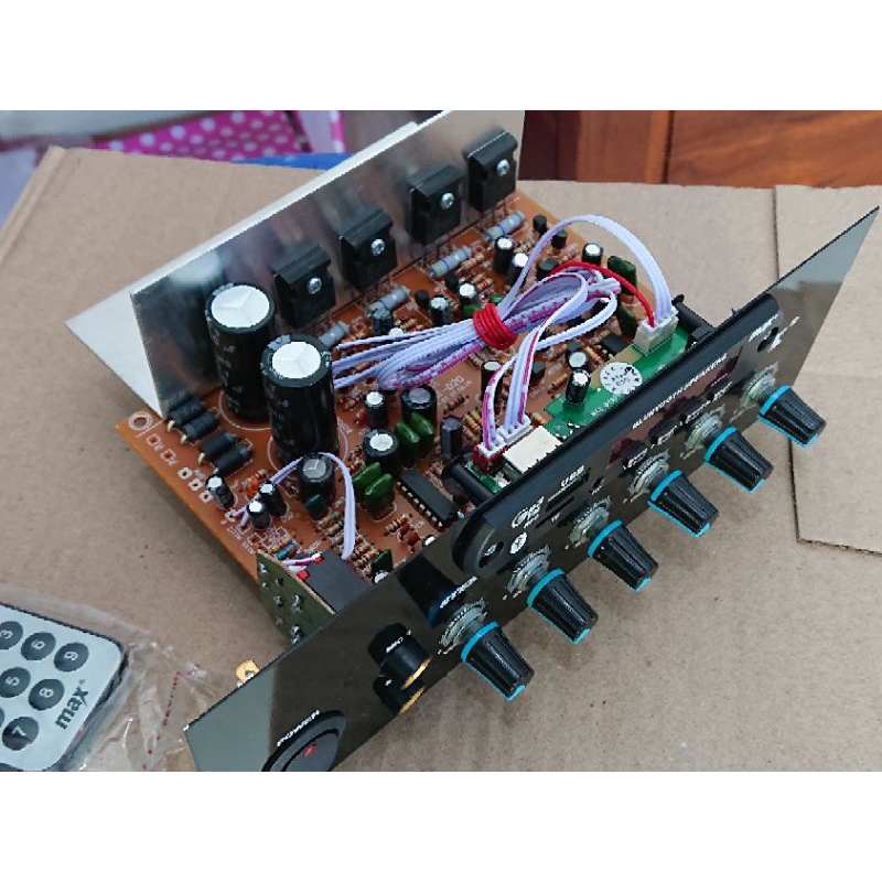 Jual modul kit mesin speaker aktif stereo subwofer plus mic echo ...