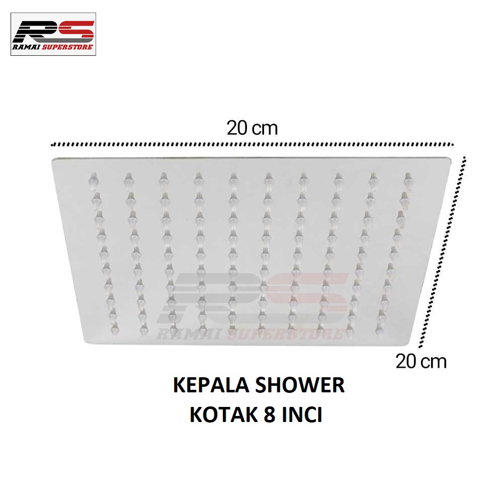 Jual Wall Shower Rainfall Pipa Dan Kepala Shower Hujan | Shopee Indonesia