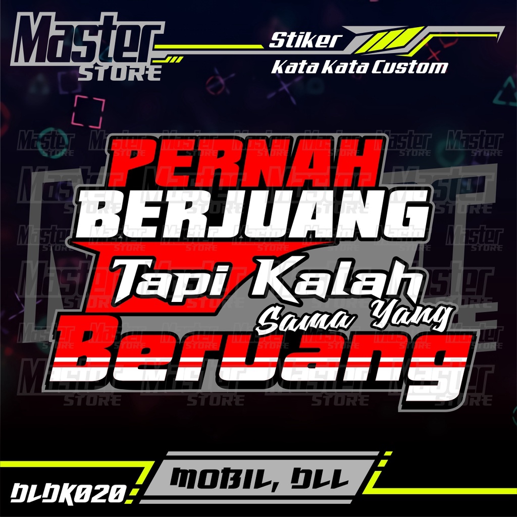 Jual Stiker Kaca Mobil / Truk Kata Kata Keren, Lucu, Kocak, Bijak Dll - Stiker Mobil/ Truk ...