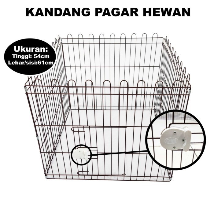 Jual Kandang Pagar Kucing 4 sisi C6054 - PSI (JOGJA) | Shopee Indonesia