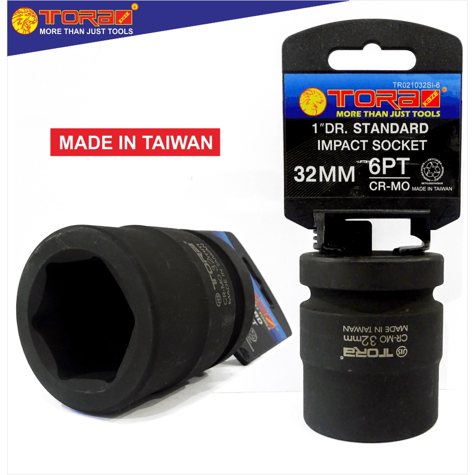 Jual TORA Mata Sok 32 MM 1 Inch DR - Socket Impact - Taiwan | Shopee ...