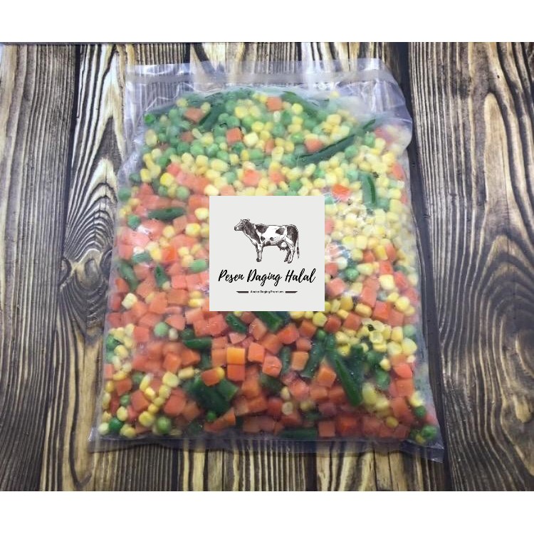 Jual MIX VEGETABLE PREMIUM/VEGETABLE MIX/MIX SAYUR FROZEN/MIX SAYURAN ...