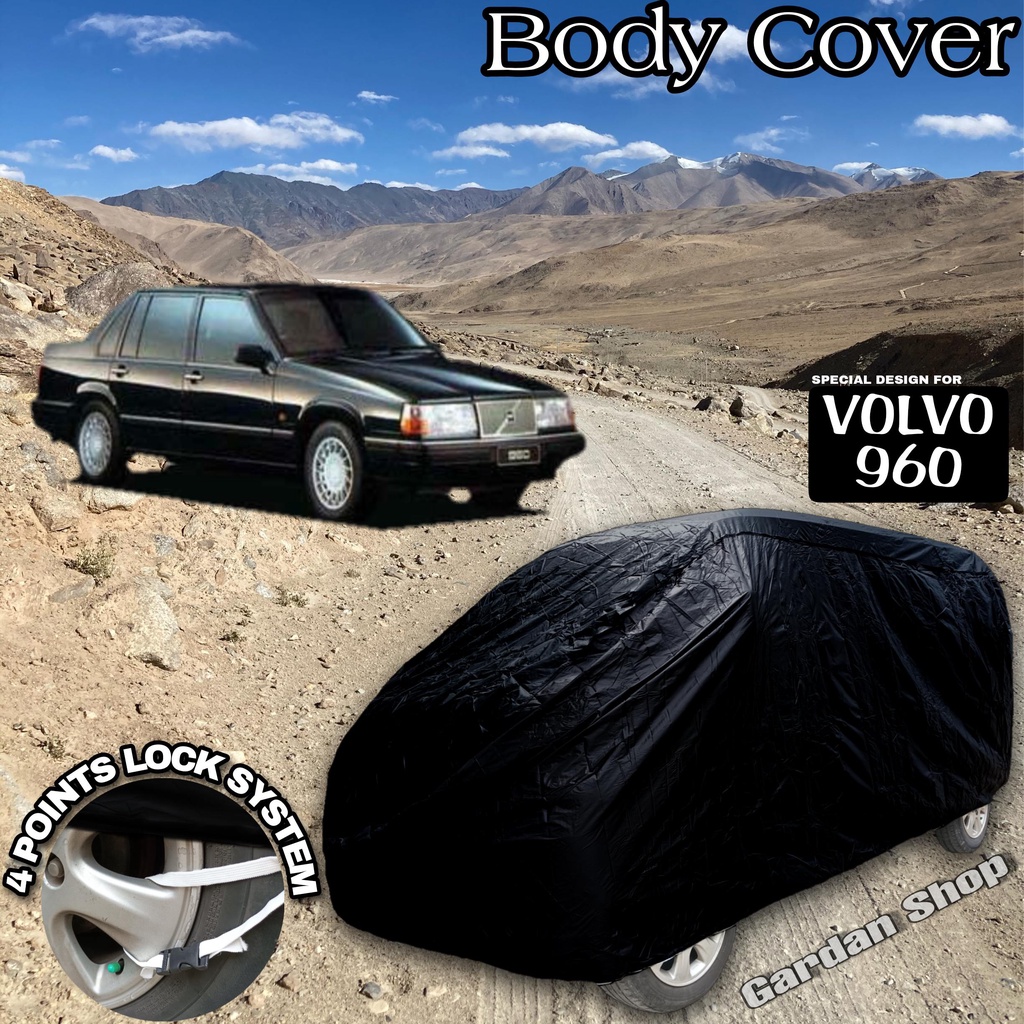 Jual Sarung Mobil VOLVO 960 Hitam POLOS Body Cover Volvo 960 Full Black ...