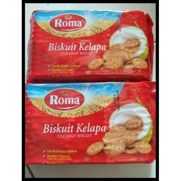 Jual Biskuit roma kelapa pak kue makanan grosir | Shopee Indonesia