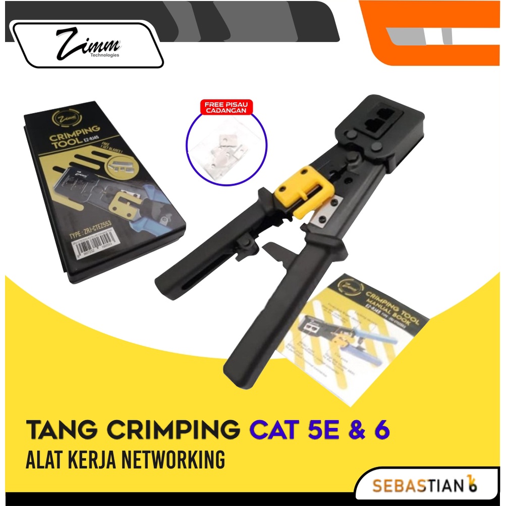 Jual Tang crimping rj45 EZ anti gagal Tang Krimping Crimping Tool ...