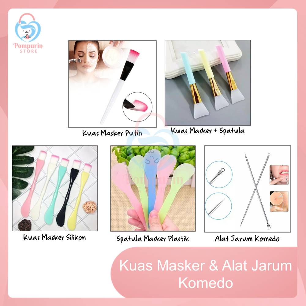 Jual Kuas Masker Putih / Kuas Masker Spatula / Kuas Masker Silikon ...