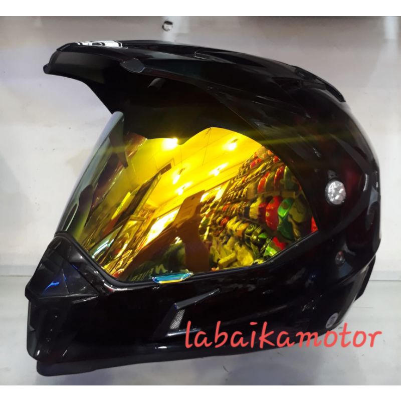 Jual HELM SNAIL 315 SOLID |HELM SUPERMOTO | FULL FACE | Shopee Indonesia