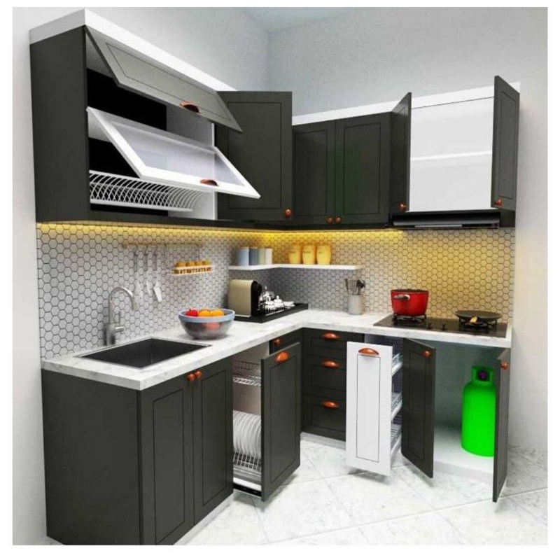 Jual KITCHENSET MURAH INTERIOR DAPUR MINIMALIS | Shopee Indonesia