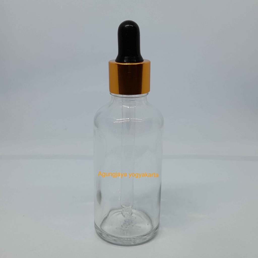 Jual Botol Kaca 50 ml Serum BR Clear Original Pipet Karet / 4831 ...