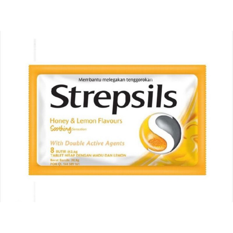 Jual Strepsil Honey Lemon 8 Butir - Permen Pelega Tenggorokan | Shopee ...