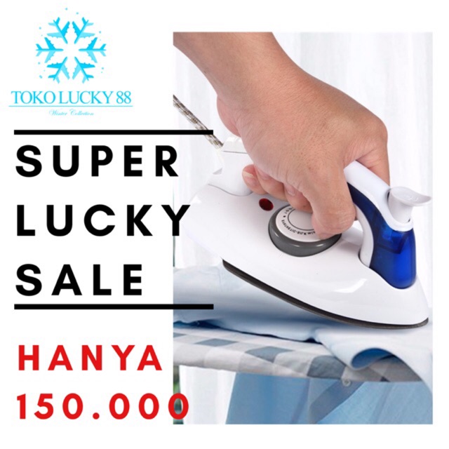 Jual TL0078 Setrika Travel Uap Lipat Traveling Portable Iron Low ...