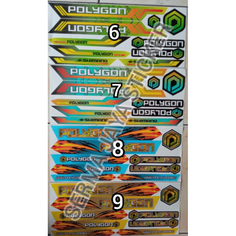Jual Sticker stiker sepeda lipat polygon shimano | Shopee Indonesia