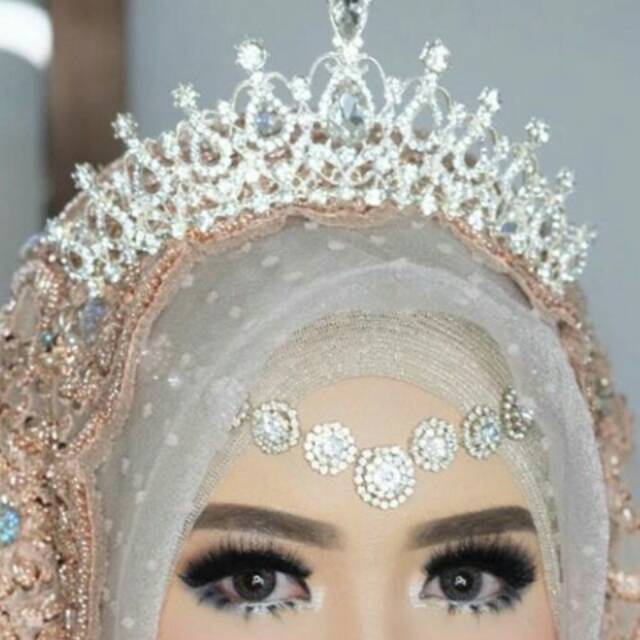 Jual mahkota wedding accesories bridal perhiasan pengantin mahkota ...