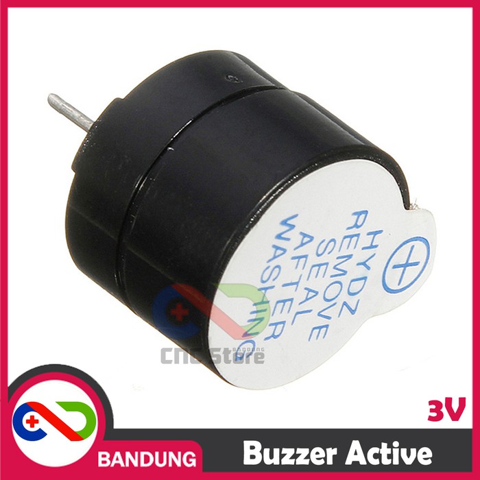 Jual BUZZER SPEAKER ACTIVE 3V 3.3V 12X9.5MM FOR ARDUINO UNO MEGA MINI ...