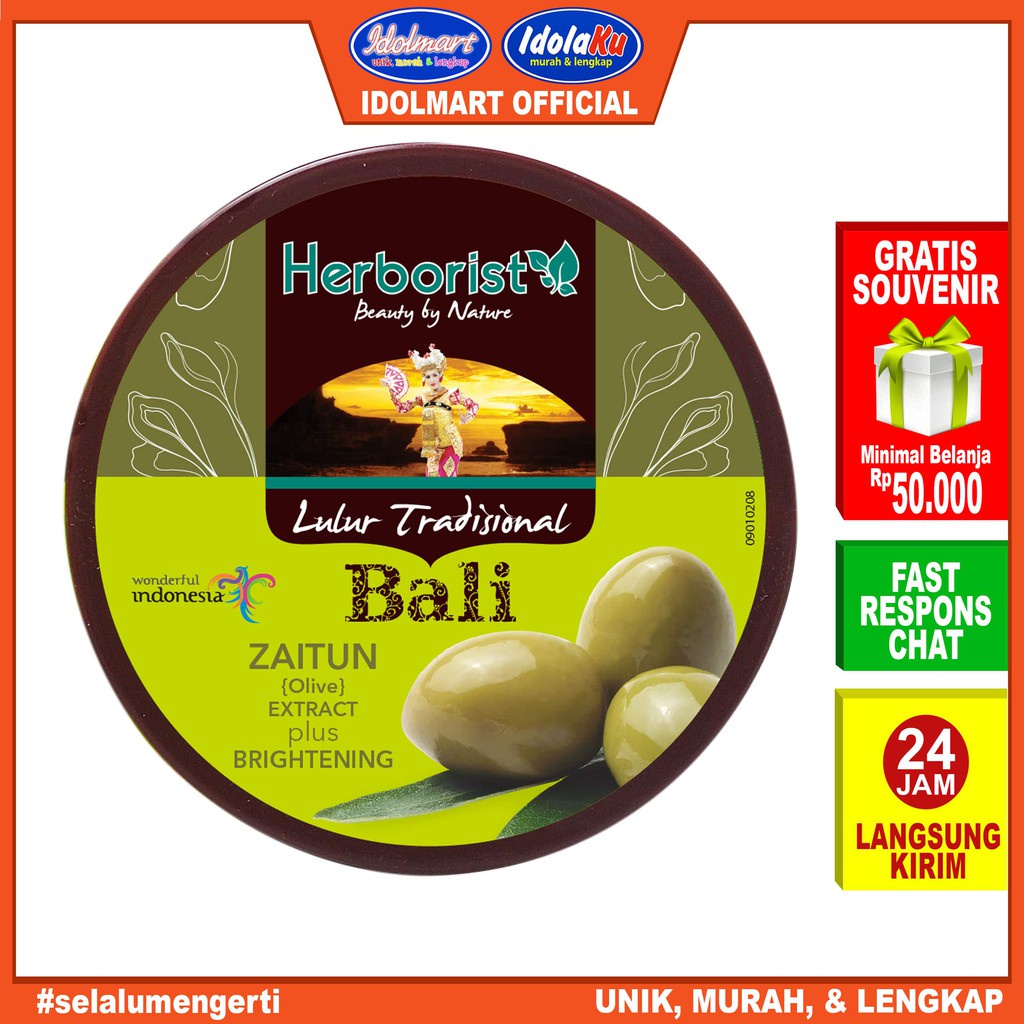 Jual IDOLAKU Herborist Lulur Tradisional Bali Zaitun 100gr | Shopee ...