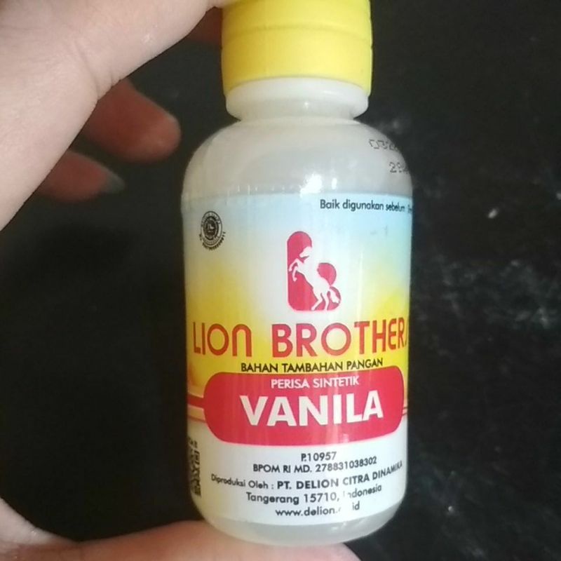 Jual Perisa vanilla cair Lion brothers 60 gram | Shopee Indonesia
