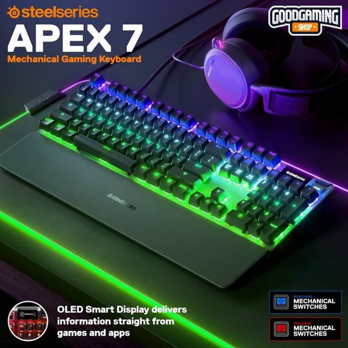 Jual SteelSeries Apex 7 - Gaming Keyboard - Merah Switch | Keyboard ...