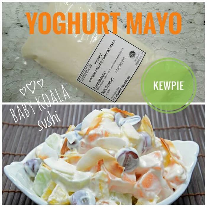 Jual Yoghurt Mayo KEWPIE / Mayonnaise Yogurt Salad Buah Sayur Pie Vegan ...