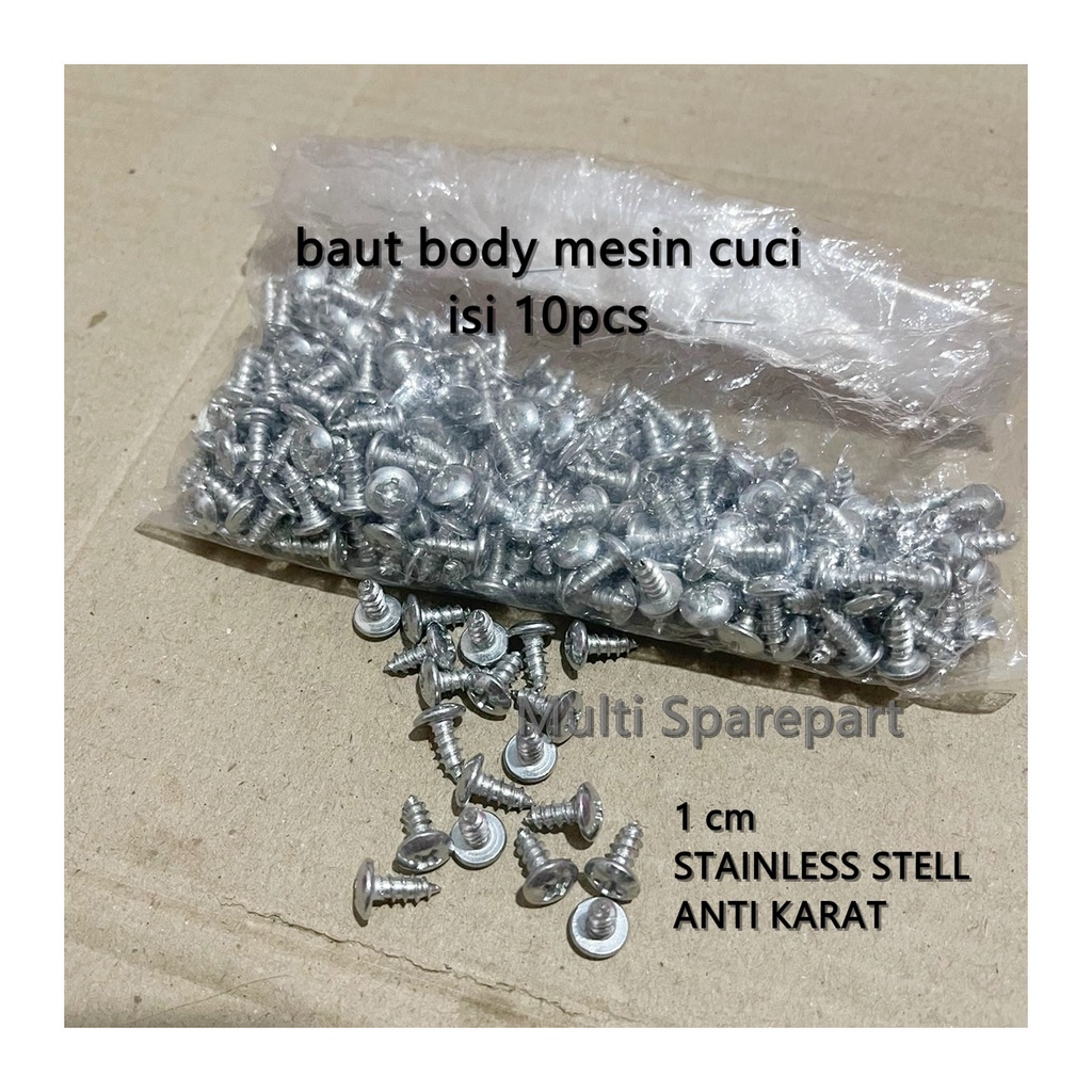 Jual Baut Screw Skrup MESIN CUCI AC Universal 10 pcs Stainless | Shopee ...