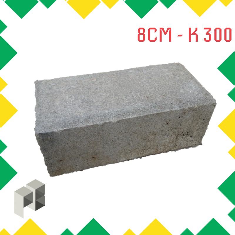 Jual Paving Block 8 CM - Bata - K300 (Harga Per m2) | Shopee Indonesia