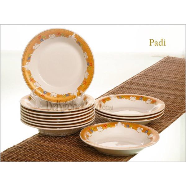 Jual piring lontong / piring makan 9 inch Vicenza P131 (1 lusin ...