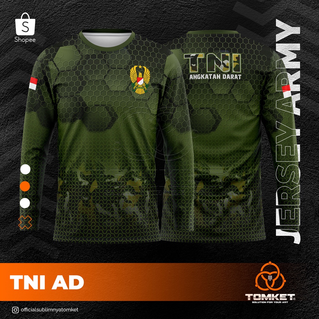 Jual Baju Jersey Full Printing TNI AD-13 | Shopee Indonesia