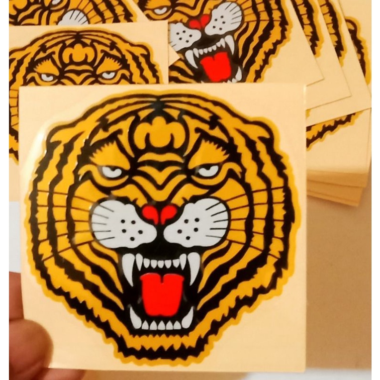 Jual stiker harimau sticker kepala harimau cutting | Shopee Indonesia