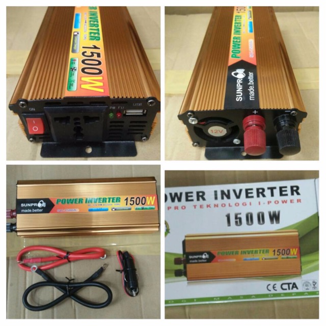 Jual Inverter sunpro 1500watt - power inverter sunpro 1500 watt ...