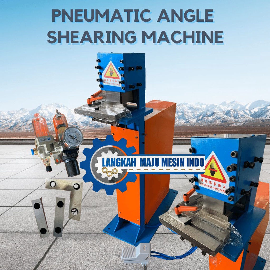 Jual Notcher Pneumatic Angle Shearing Machine / Mesin Notching ...