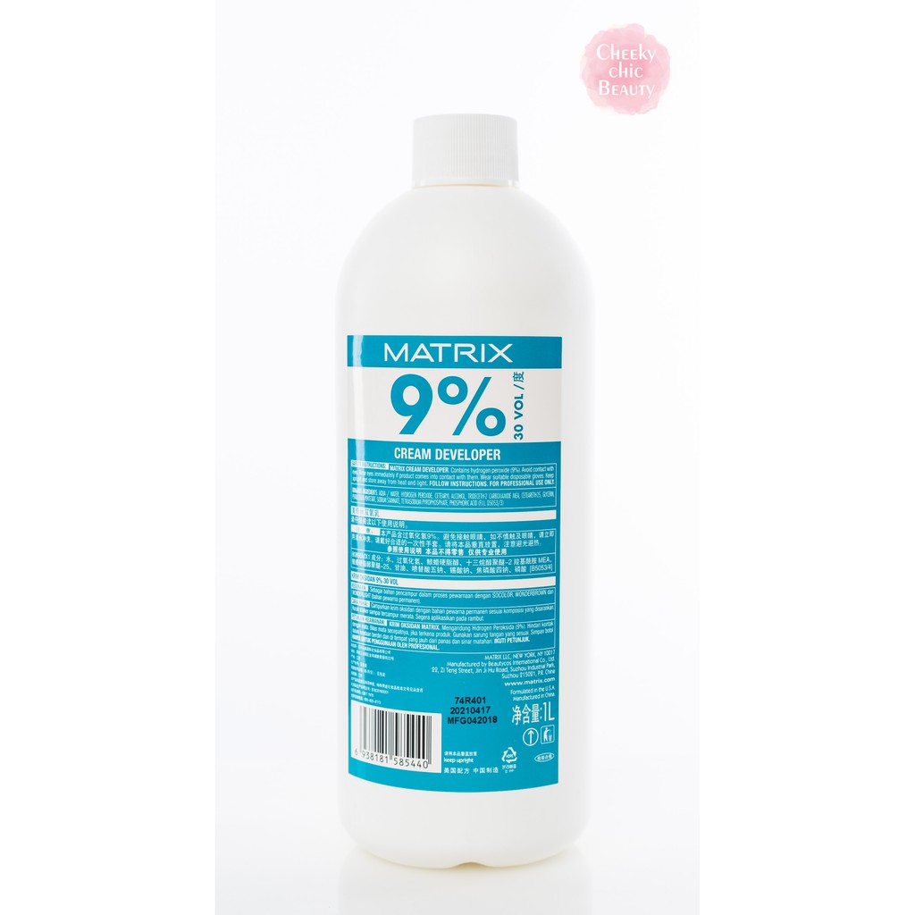 Jual MATRIX Cream Developer Hydrogen Peroxide ( Oxydant )1000 ml (BIG ...