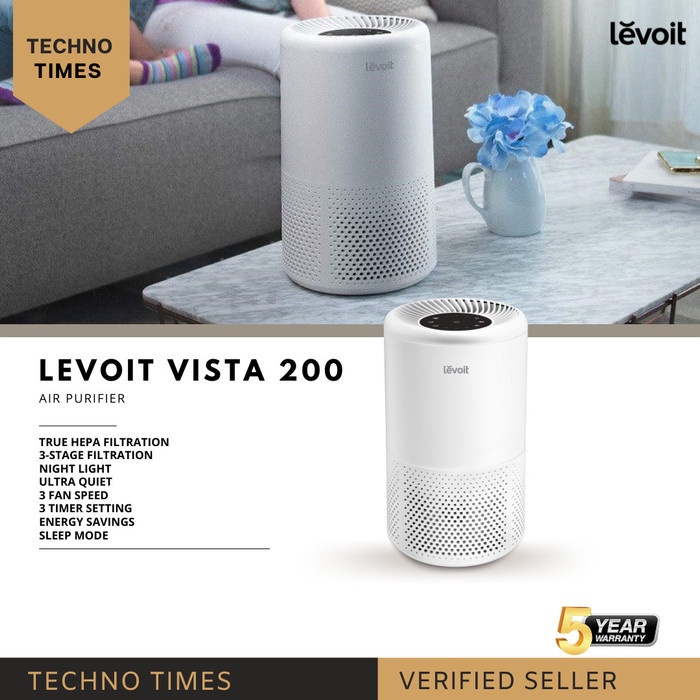 Jual Levoit Air Purifier HEPA Filter Vista 200 Pembersih Udara Mirip ...