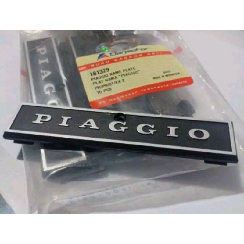 Jual emblem emblim logo lambang Piaggio dasi hidung vespa klasik px ps ...
