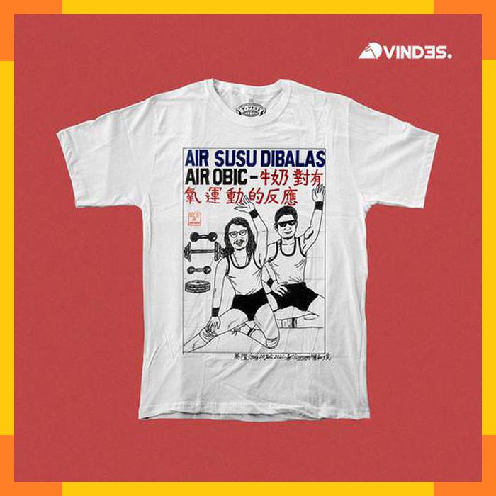Jual TShirt x Seni Kanji Air Susu Air Obic Putih SS_hf995 | Shopee ...
