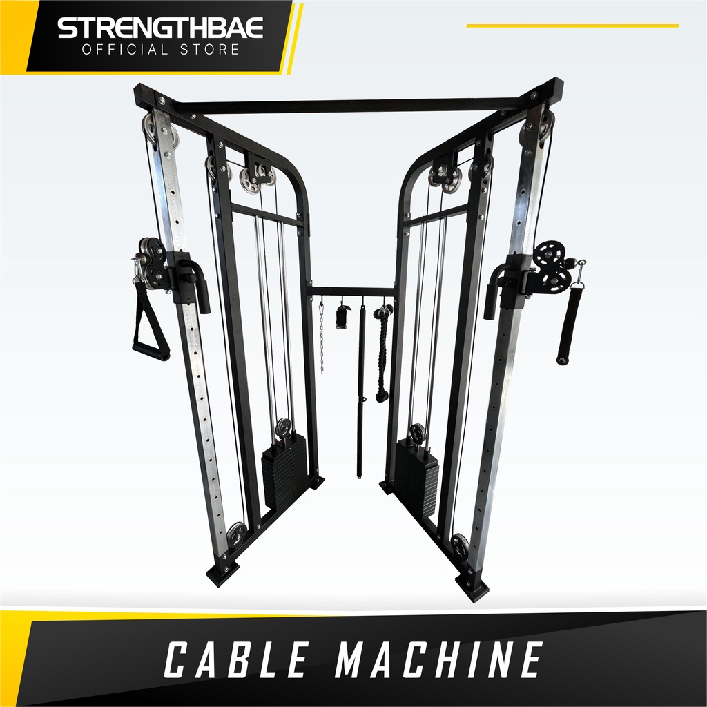 Jual Cable Machine STRENGTHBAE Functional Trainer Cable Crossover Mesin ...