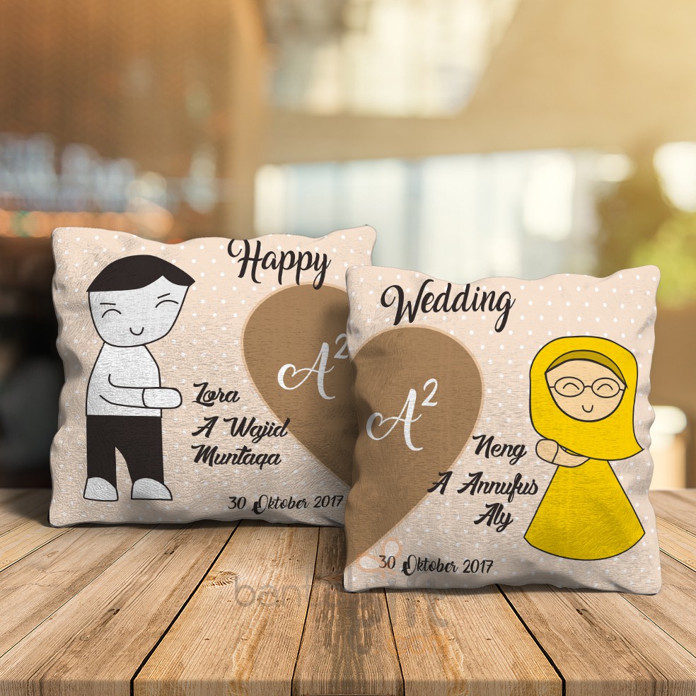Jual KADO BANTAL COUPLE MUSLIM HADIAH WEDDING ANNIVERSARY ULTAH ...