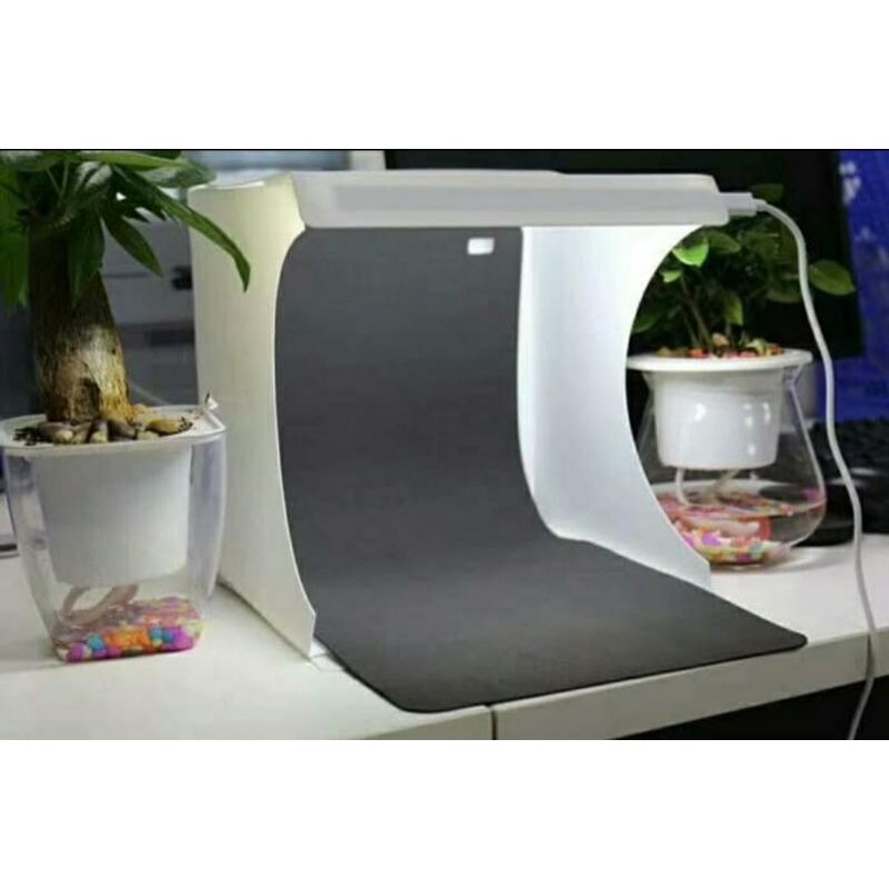 Jual Mini Photo Studio Product Kit dengan LED dan Background Warna ...