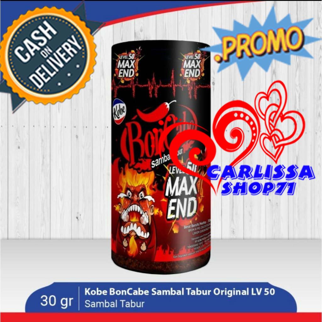 Jual Kobe Boncabe Level 50 Max End 30gr Harga Terjangkau | Shopee Indonesia