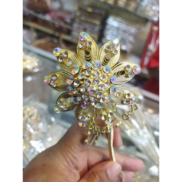 Jual tusuk mentul konde untuk pengantin adat jawa sunda model bulat ...