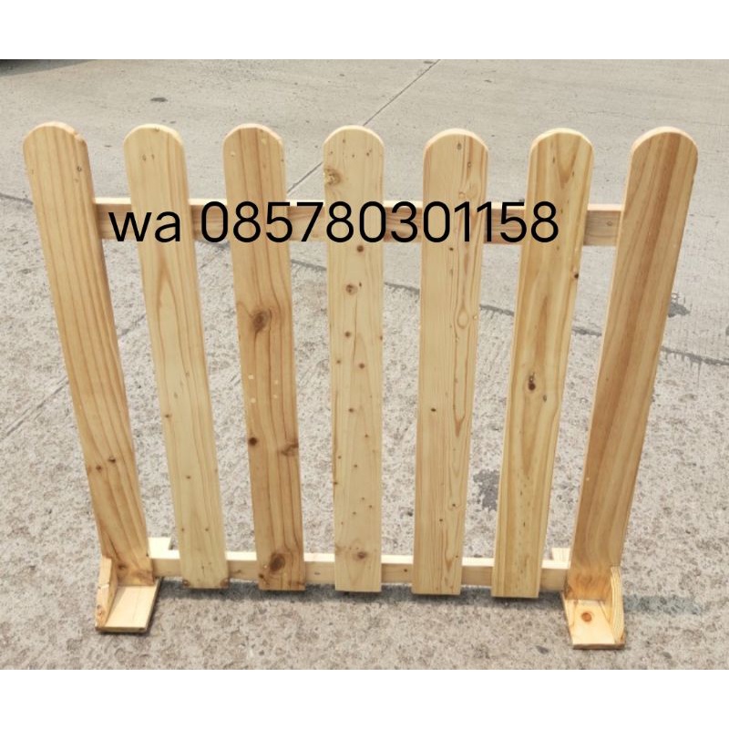 Jual pagar kayu bentuk 100x100 cm (oval) | Shopee Indonesia