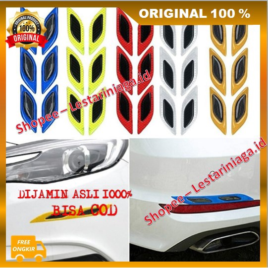 Jual Reflection Carbon Strip Car Stickers Dekorasi Exterior Reflektor ...