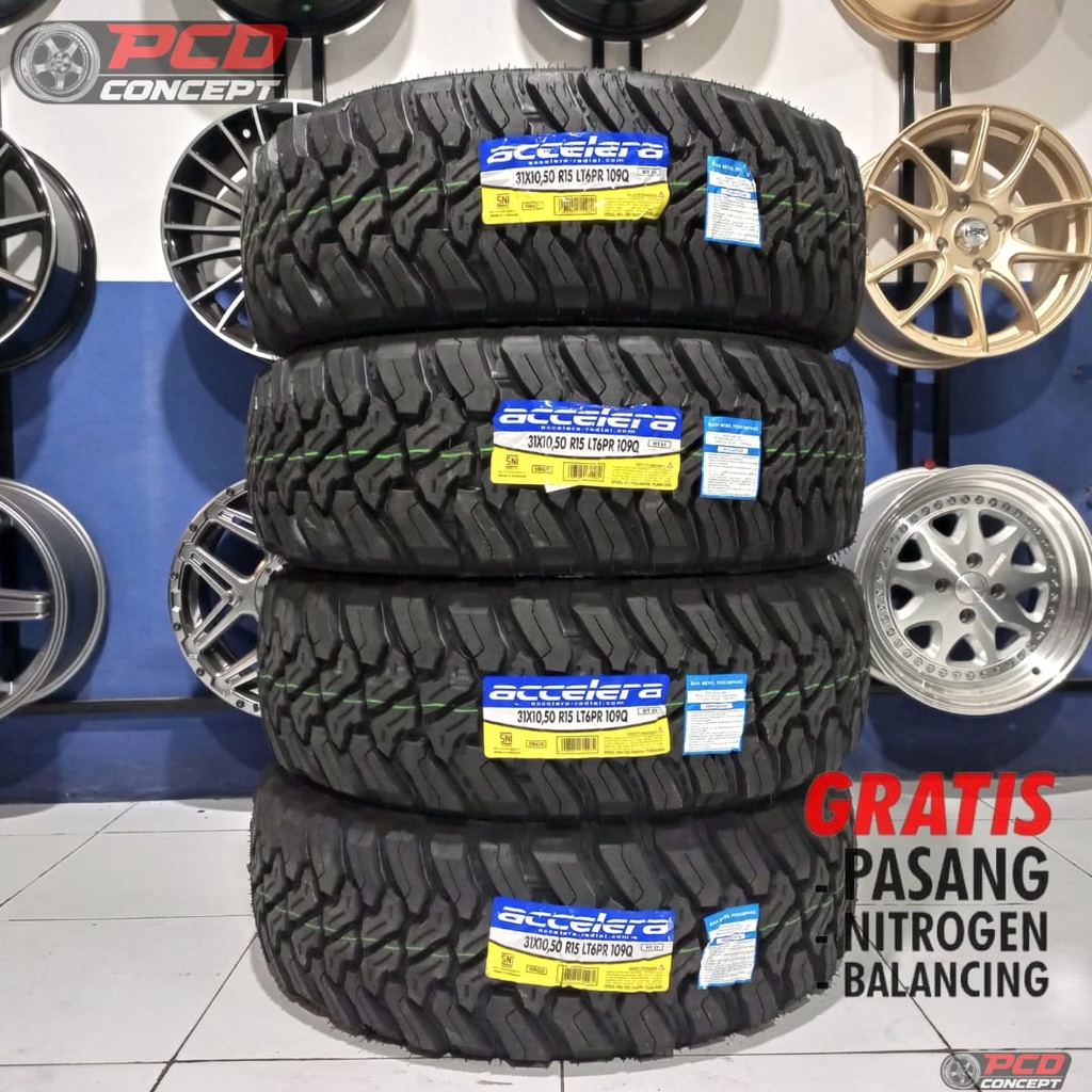 Jual BAN MOBIL OFFROAD R15 TUBLES 31X10.50 R15 ACCELERA MT01 BAN MOBIL ...