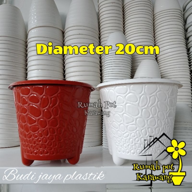 Jual pot coral 03 Budi jaya pot bunga hias plastik | Shopee Indonesia