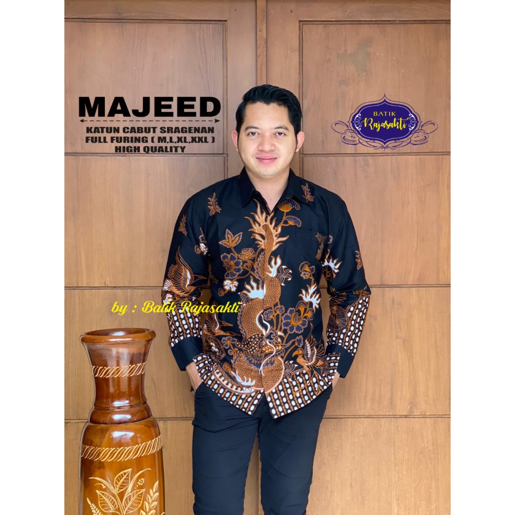 Jual PROMO BATIK PREMIUM MODERN KEMEJA BATIK SOLO Lengan Panjang Lapis ...