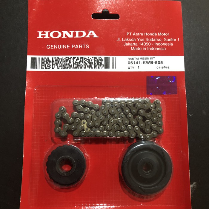 Jual Rantai Keteng Cam Chain Rantai Set Honda Revo Blade 110 Fi New KWB ...