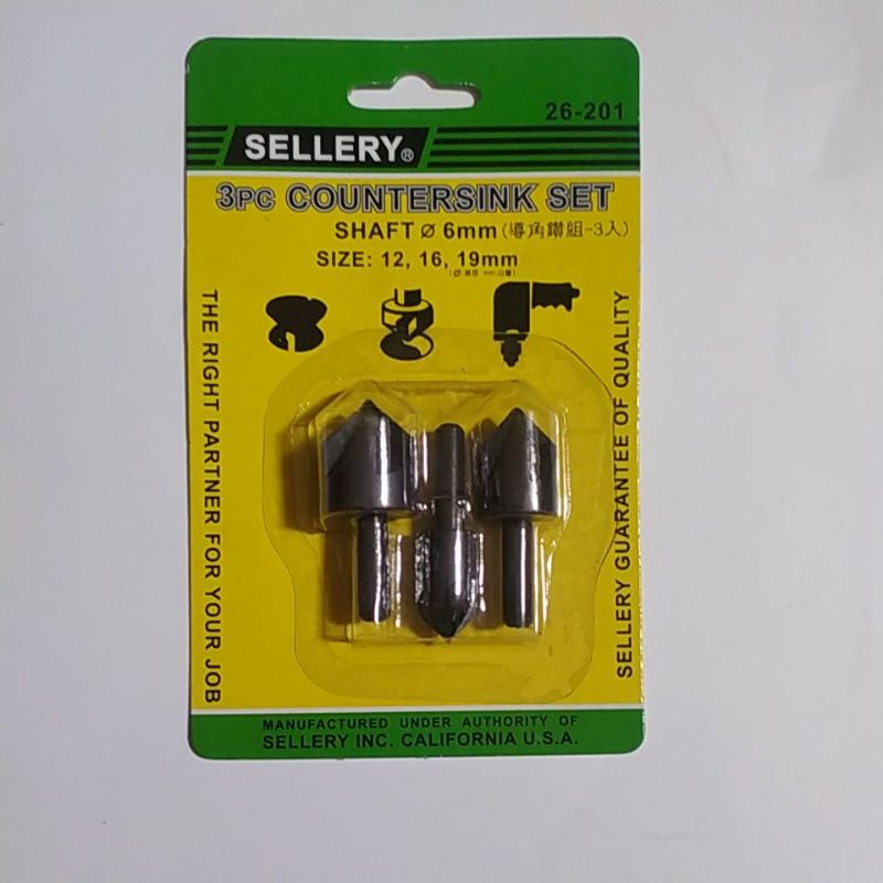 Jual SELLERY 26-201 mata bor countersink set verseng versing kayu ...