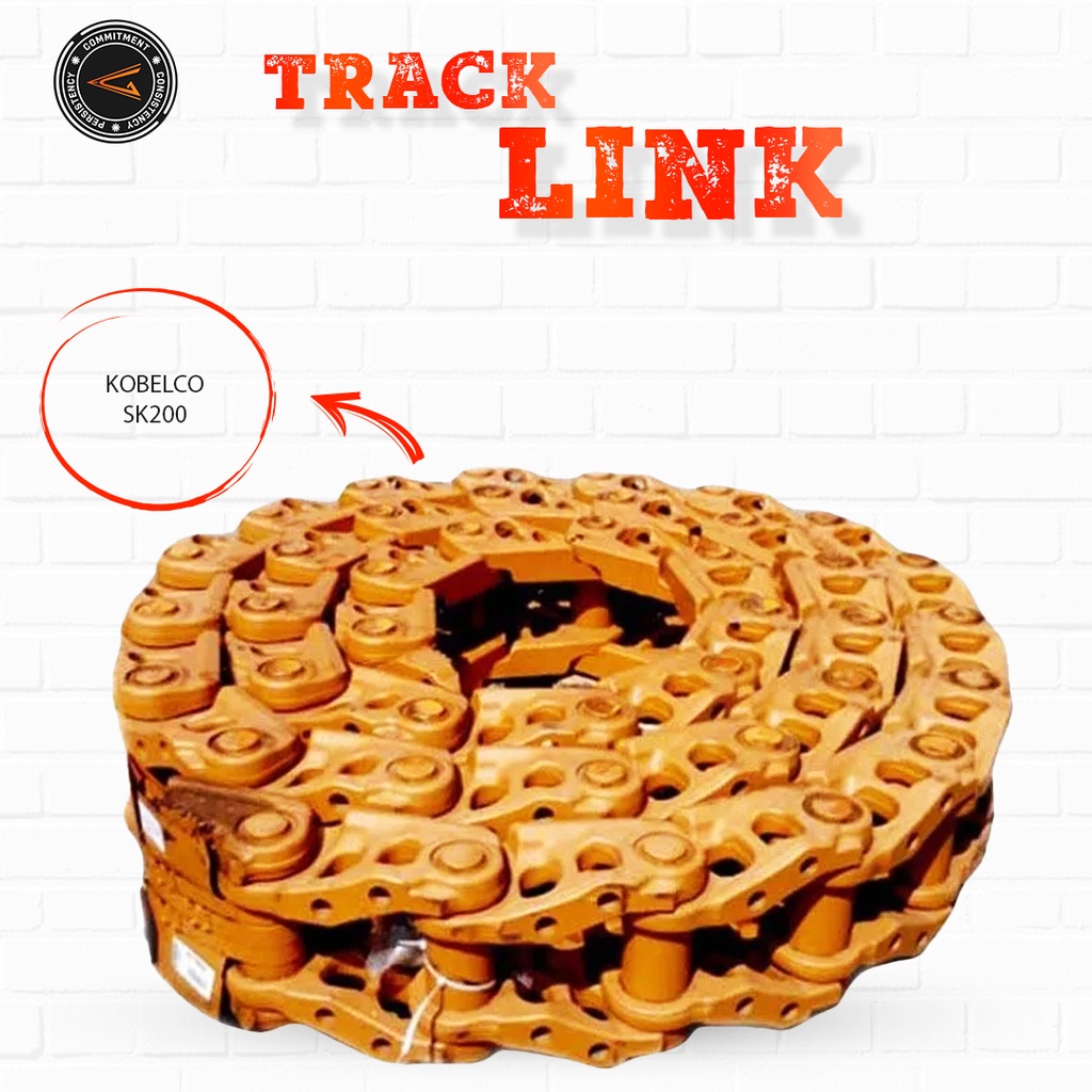 Jual Tracklink SK200 Kobelco - Track Link SET Excavator | Shopee Indonesia