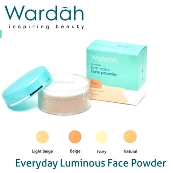 Jual WARDAH EVERYDAY LUMINOUS FACE POWDER 30gram || Bedak Tabur Wardah ...