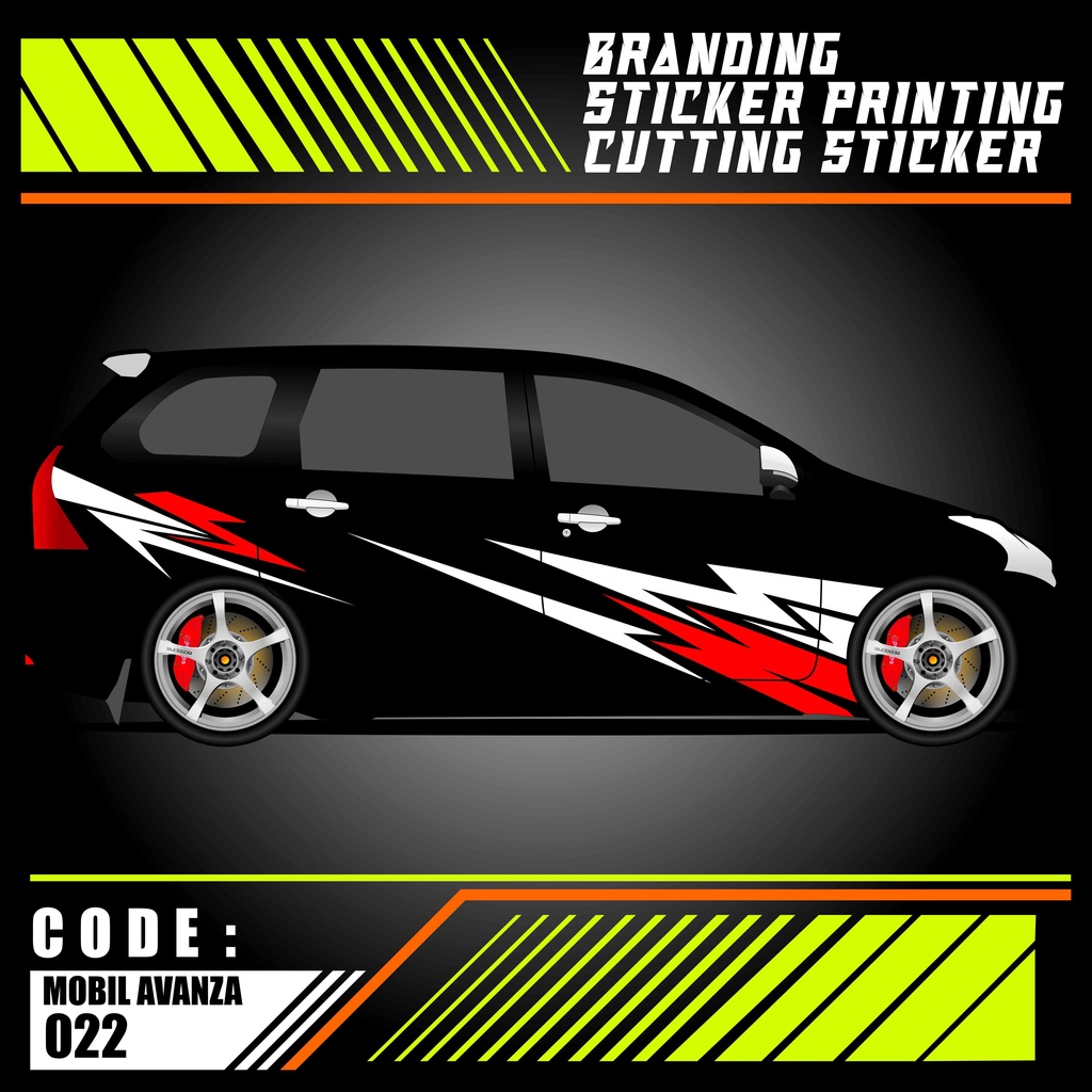 Jual Striping Avanza, Xenia, Ertiga, Terios, Rush, Livina | Shopee ...