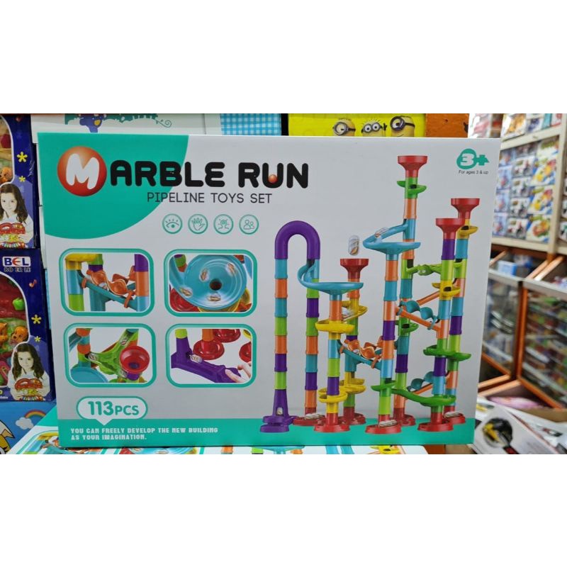 Jual Marble Run Pipeline toys set Isi 113 pcs | Shopee Indonesia