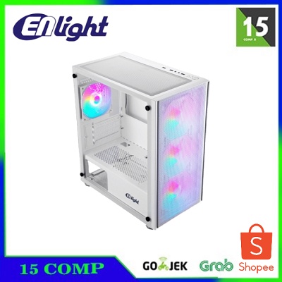 Jual Casing Enlight White Master RGB Gaming | Shopee Indonesia